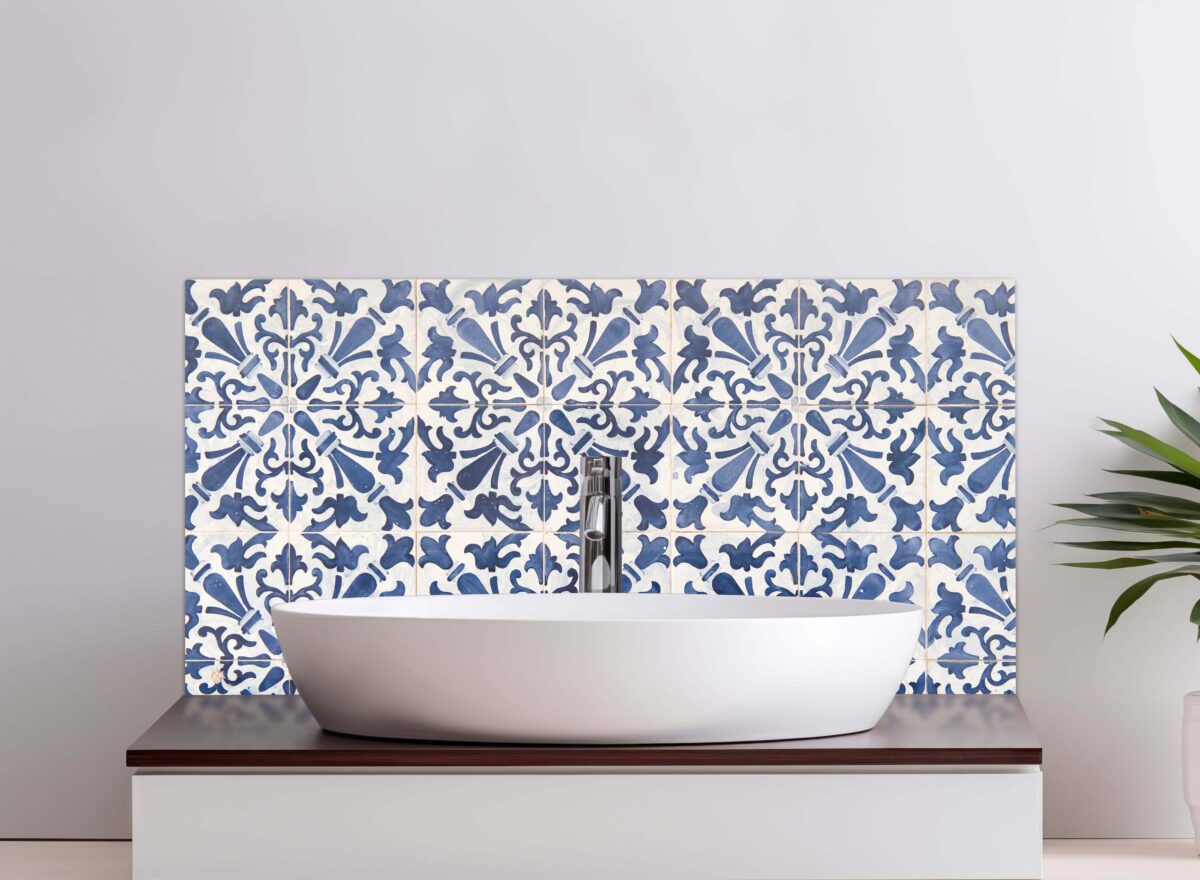 Printed Glass Basin Splashbacks - Printed Splashback