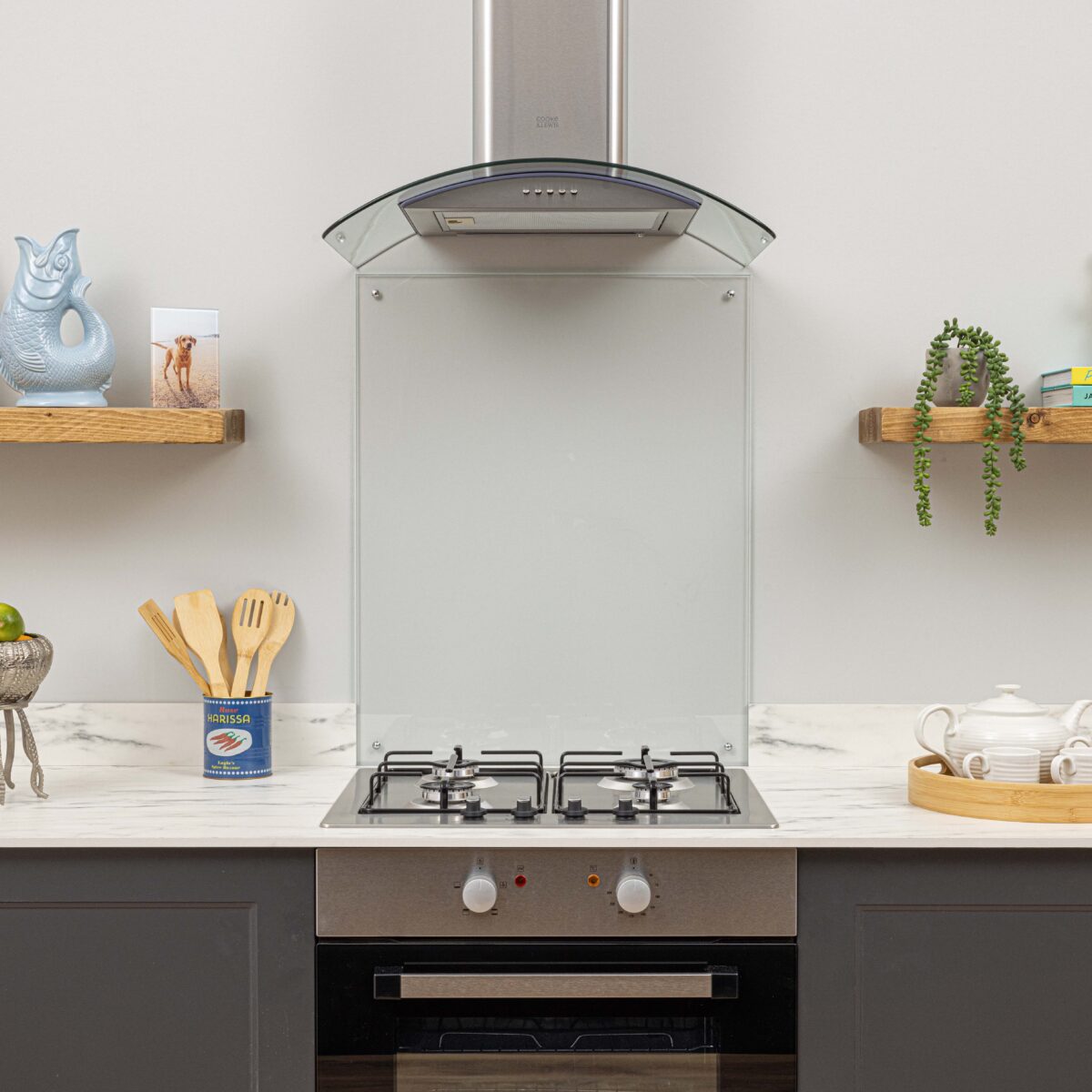 Clear Glass Splashbacks - Printed Splashback