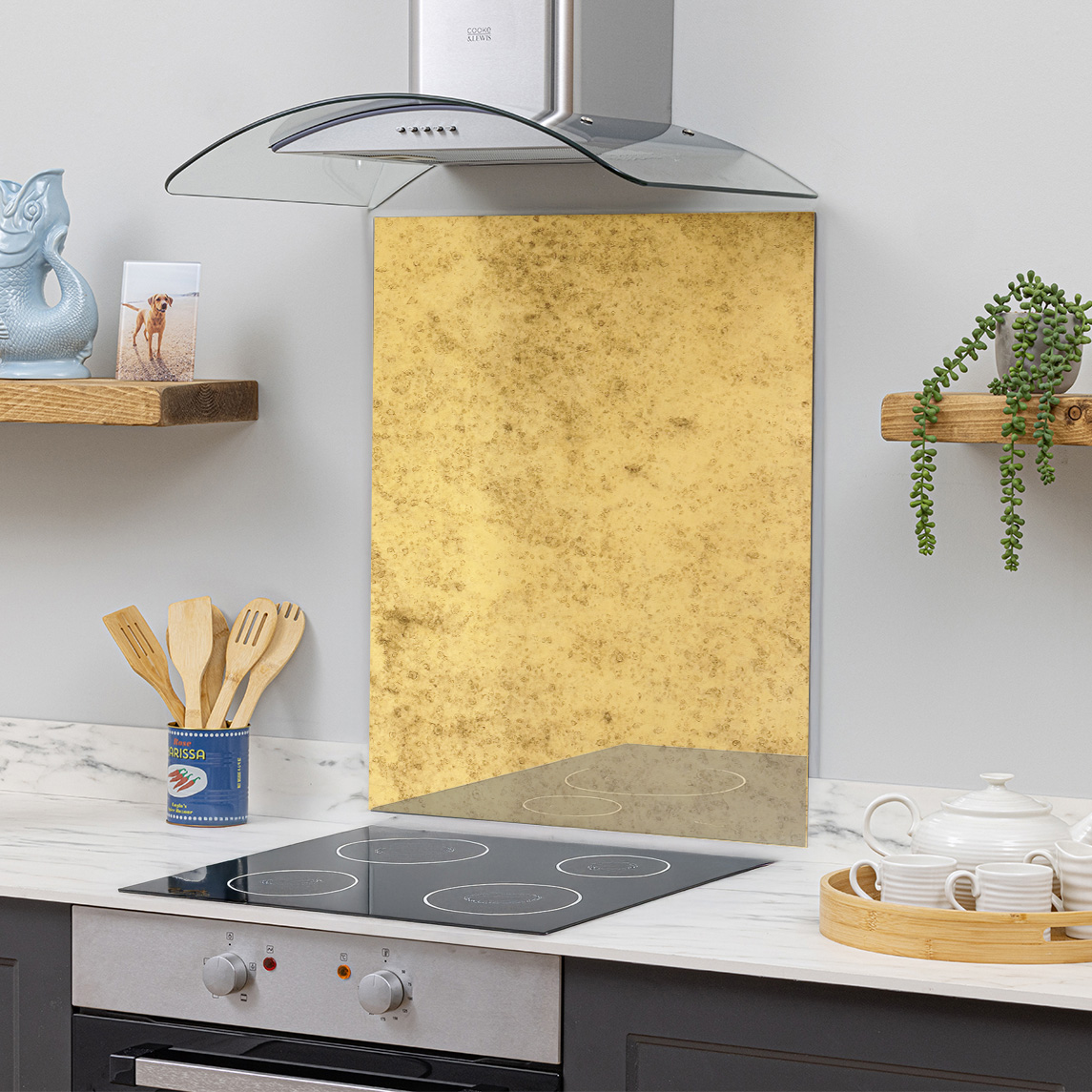 Printed Splashback - 6mm Valencia Antique Mirror Splashbacks